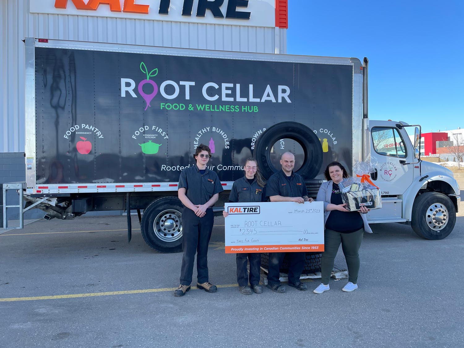 Tires for good recipients photos | Kal Tire