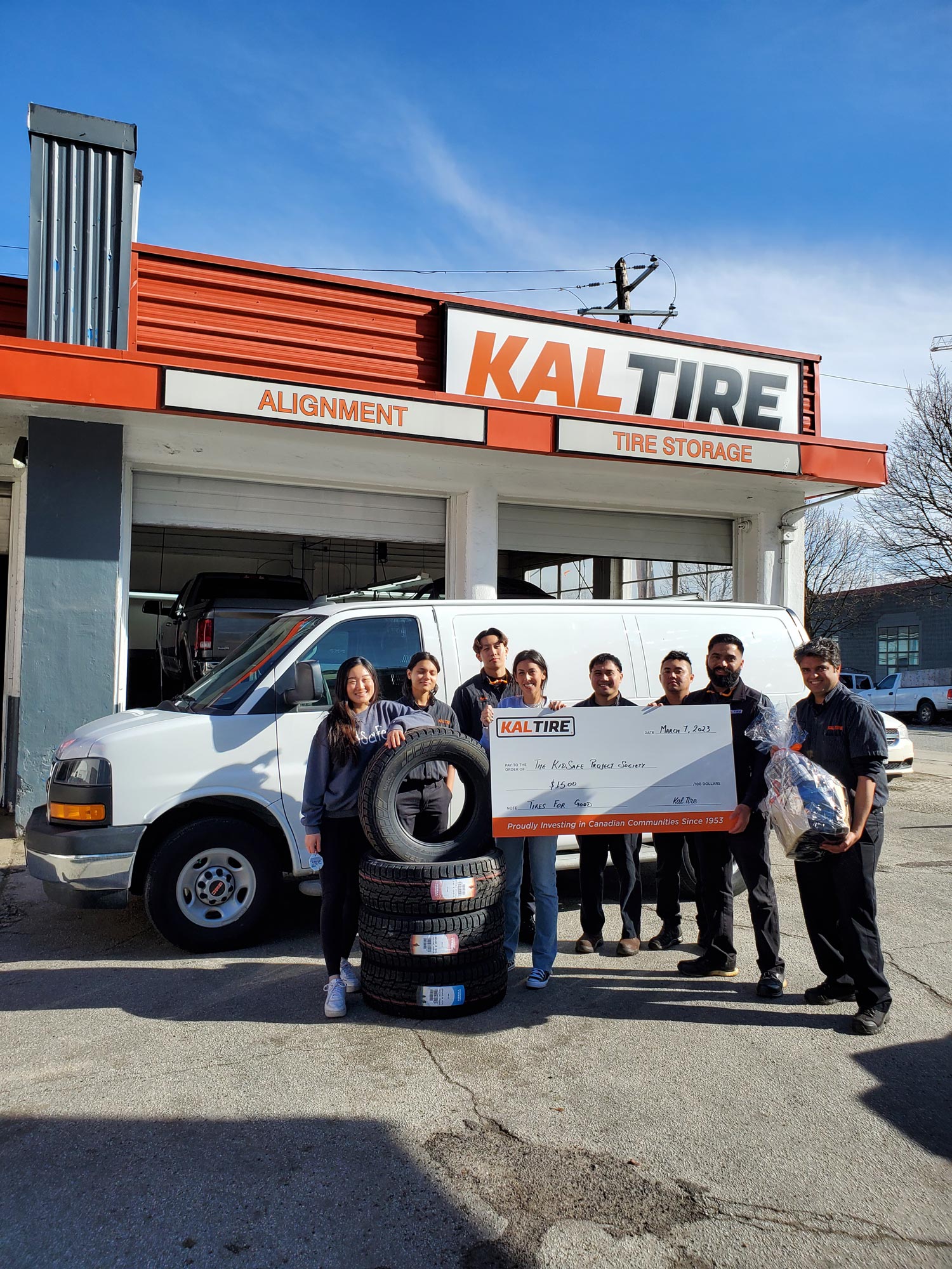 Tires for good recipients photos | Kal Tire