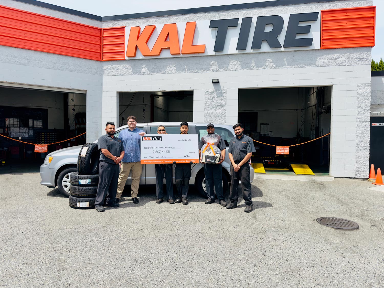 Tires for good recipients photos | Kal Tire