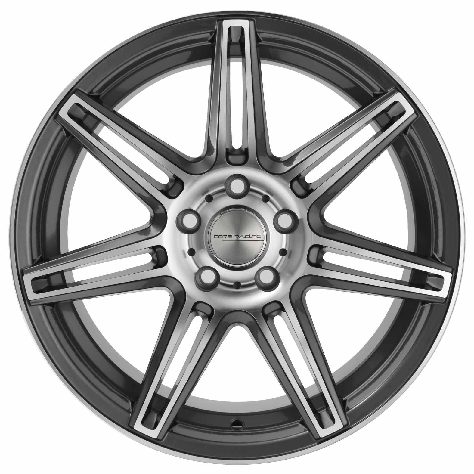 Core Racing Seven7 Wheels - Gunmetal Machined | Kal Tire