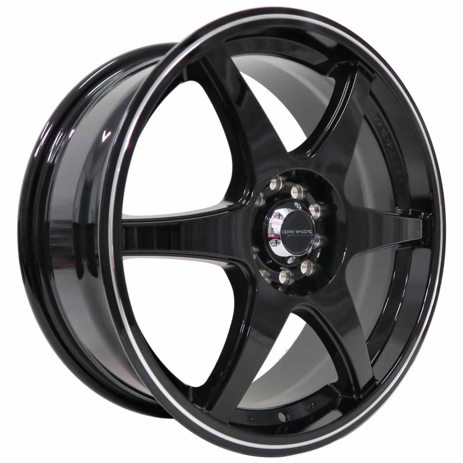 Core Racing Top Gear II Wheels Gloss Black Machined | Kal Tire