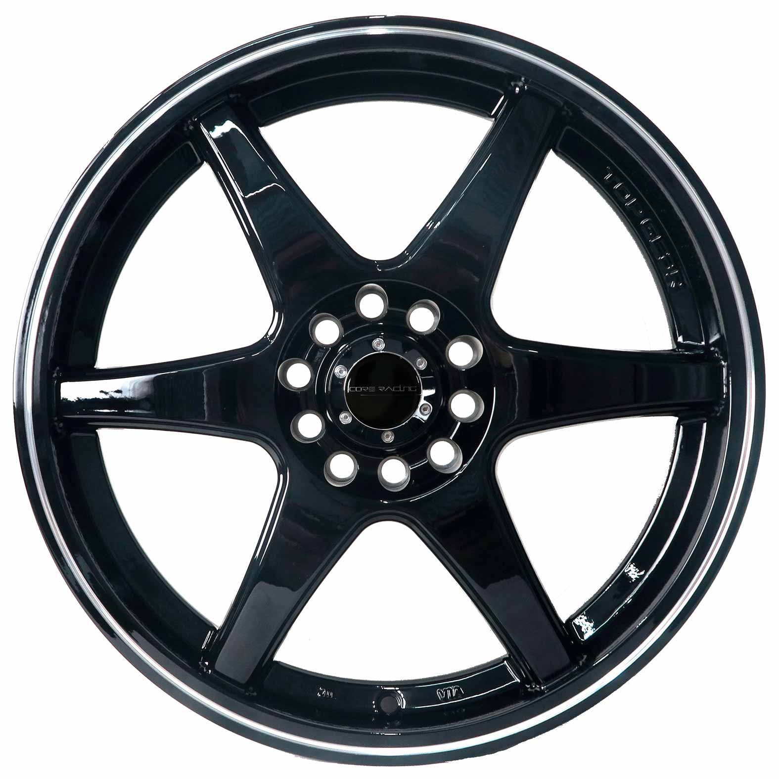 Core Racing Top Gear II Wheels Gloss Black Machined | Kal Tire